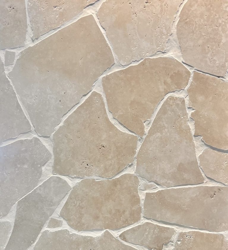 Opus Incertum Travertin - Côté Pierres